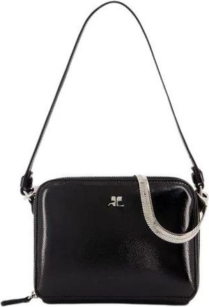 Courr&egrave;ges Femme, Sacs, Noir, Taille: ONE Size Cloud Chained Shoulder Bag