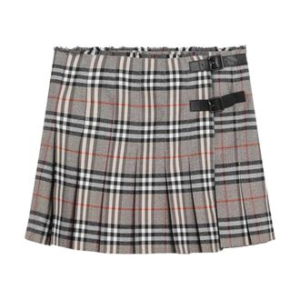 Burberry Wollr&ouml;cke - - Skirts - Damen - Grau - S