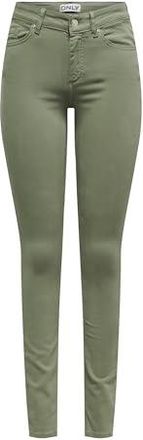 Only Onlblush Mid Skinny Col Pant PNT Rp Pantalons, Vert Olive, S / 32L Femme