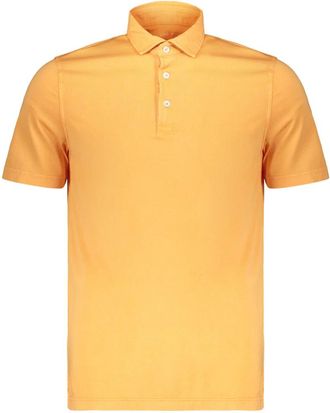 Fedeli Polo Manches Courtes - Homme - Tops - Orange - Taille: M