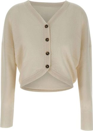 Marella Femme, Pulls, Beige, Taille: 38 FR Cardigan Alacre