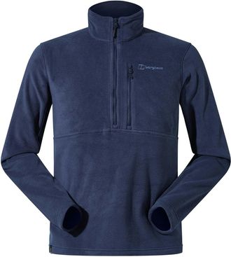 Berghaus Prism Fleece-Oberteil für Herren,mit halbem Reißverschluss Polartech-Material (Dunkelblau)