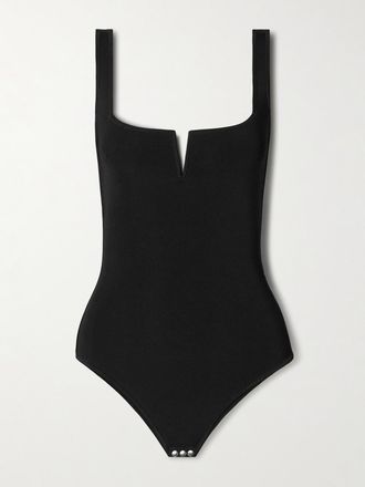 Galvan Freya Body Aus Stretch-strick - Schwarz