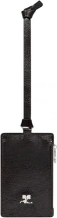 Courr&egrave;ges unisex, Accessoires, Noir, Taille: ONE Size Porte carte Courreges