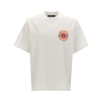 Amiri Sun Logo T-Shirt - - Tops - Herren - Wei&szlig; - S
