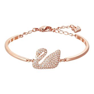 Swarovski Schwan Armband - - Accessories - Damen - Rosa - ONE SIZE