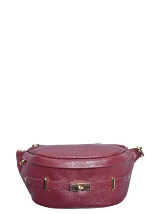 Anna Luchini Weinfarbe Rindsledertasche