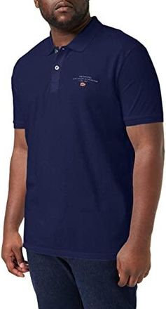Napapijri Homme Elbas 4 Polo, Bleu Marine, L EU