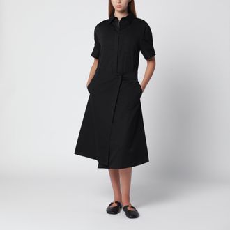 Loewe Schwarzes Hemdblusenkleid aus Baumwolle