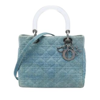 Dior Pre-owned Lady Satchel - - Pre-owned - Damen - Blau - ONE SIZE