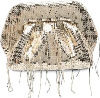Themoir&egrave; Bios Small Fringe Sequin Hemp - Femme - Sacs - Jaune - Taille: ONE Size