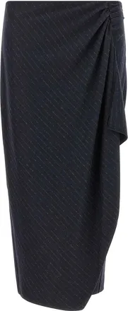 Pinko Jupe Longue - Bleu