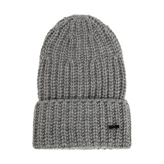 Dsquared2 Wollm&uuml;tze mit Patch - - Accessories - Herren - Grau - ONE SIZE