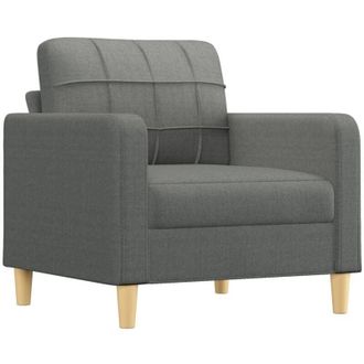 vidaXL vidaXL Sofasessel Dunkelgrau 60 cm Stoff