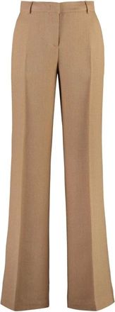 Etro Femme, Pantalons, Beige, Taille: 40 FR Pantalon large pliss&eacute;