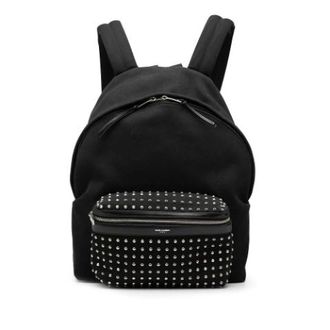 Saint Laurent unisex, Pre-owned, Noir, Taille: ONE Size Sac &agrave; dos en cuir Pre-owned