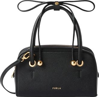 Furla Dome Grain-leather Tote Bag
