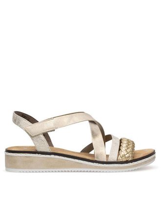 Rieker Sandalen V3663-90 Goldfarben
