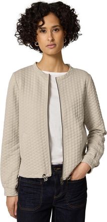 Street One Damen Zipper Jacke mit Struktur