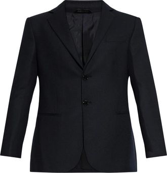 Giorgio Armani Blazer en cachemire - Homme - Costumes - Bleu - Taille: XL