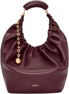 Loewe Sac Squeeze moyen en cuir dagneau