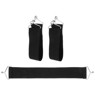 Aboofan OSALADI 3 St&uuml;ck Verst&auml;rkungsgurte f&uuml;r Garten und Terrassenst&uuml;hle Rei&szlig;feste Elastische Ersatzgurte mit Metallhaken Explosionsgesch&uuml;tzte Reparaturb&auml;nder