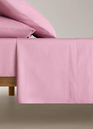 Mango Drap-housse percale de coton 200 fils lit 200 cm lie de vin - Home - Lit 200 cm - MANGO HOME