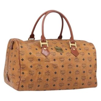 MCM Sac Boston Pre-owned - Femme - Pre-owned - Brun - Taille: ONE Size