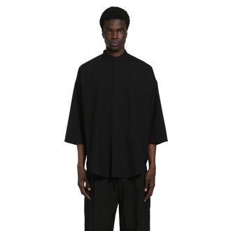 Fear of God Mandarin Relaxed Short Sleeve Shirt