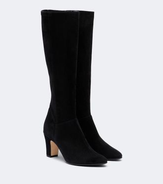 Manolo Blahnik Bottes Pitana en daim