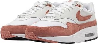 Nike Nike Femme W AIR Max 1 87 Sneaker, White Canyon Pink Summit White Black, 38.5 EU
