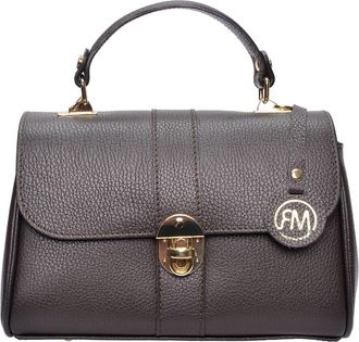 Roberta M Kastanienbraun Rindsledertasche