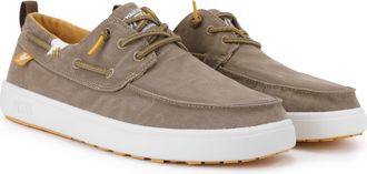 Walk In Pitas | MAUI | Herren Mokassins | Flache Slipper f&uuml;r M&auml;nner | Slip on Loafer | Sneakers | Schlupfschuhe | Freizeitschuhe | Walkinpitas Schuhe | Taupe 41