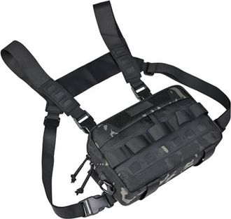 Generic Sac de poitrine de p&ecirc;che &agrave; la mouche | Sac de poitrine utilitaire | Poche gilet de jogging de transport de mat&eacute;riel de rangement pour femmes activit&eacute;s