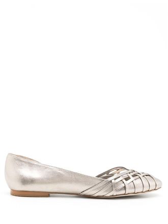 Sarah Chofakian Victoria Ballerinas - Silber