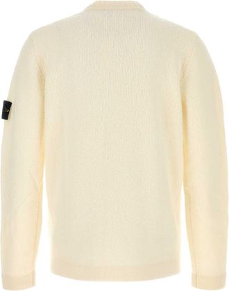Stone Island Neck Sweater - Ivory