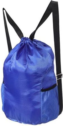 Milisten Paquet &agrave; Dos &agrave; Cordon de Serrage pour Basketball, Grand Format, Imperm&eacute;able, Bleu Roi, Unisexe, Compartiment Spacieux pour Ballon et &Eacute;quipement Sporti