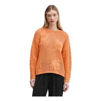 Desigual Damen, Strickwaren, Orange, MGr&ouml;&szlig;e