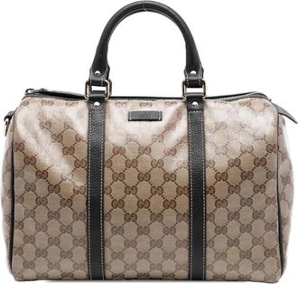 Gucci unisex, Pre-owned, Brun, Taille: ONE Size Sac Boston Vintage Monogram Pre-owned