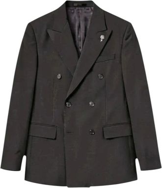 John Richmond Veste crois&eacute;e - Homme - Vestes - Brun - Taille: L