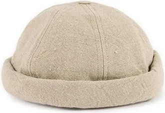 B&eacute;ton Cir&eacute; Chapeau textur&eacute; en coton