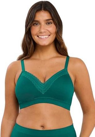 Sans Complexe Mod&egrave;le Agathe - Brassi&egrave;re sans Armatures - Femme - XXL - Vert Emeraude