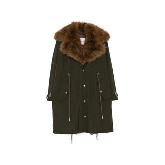 Moncler Drawstring-waist Parka Coat