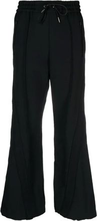 sacai Femme, Pantalons, Noir, Taille: 40 FR Wide Pantalons