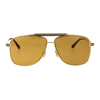 Tom Ford Homme, Accessoires, Jaune, Taille: 60 MM Jaden Lunettes de Soleil &Eacute;l&eacute;gantes pour l&Eacute;t&eacute;