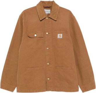 Carhartt Work in Progress Homme, Vestes, Brun, Taille: S Michigan Shirt Jacket