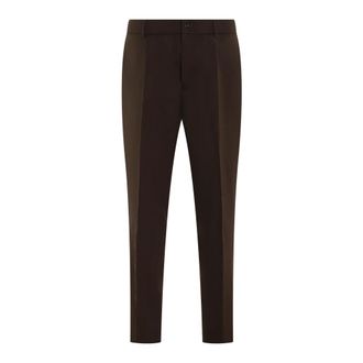Moncler Homme, Pantalons, Brun, Taille: M Pantalon Marron avec Logo