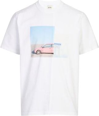 Arte T-shirt imprim&eacute; &agrave; col rond en coton