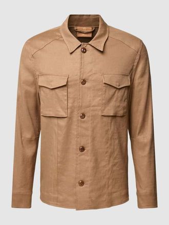 Mos Mosh Leinenhemd mit Brusttaschen Modell Milo