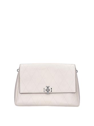 Tory Burch Sac Port&eacute; &Eacute;paule - Cr&egrave;me